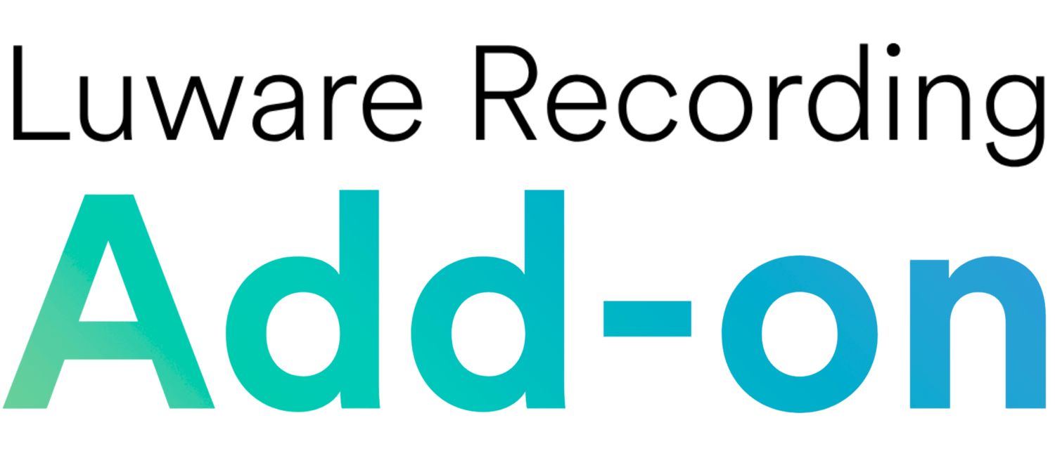 Luware Recording | Cloud Compliance Recording and Analytics